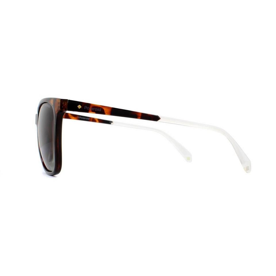 Sunglasses Square Dark Havana Brown Polarized Sunglasses Polaroid